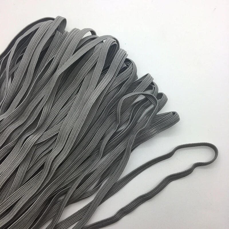Эластичная атласная лента CyanRafts 5 м, 1/4", 6 мм