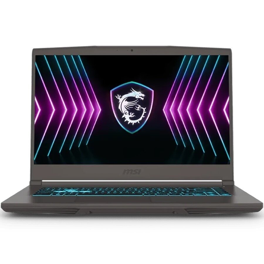 Ноутбук MSI Thin 15 B2RVE-3450XRU 15.6" IPS/Intel Core 5 210H/16Gb/SSD512Gb/NVIDIA RTX4050 6Gb/NoOS/серый/1.86kg