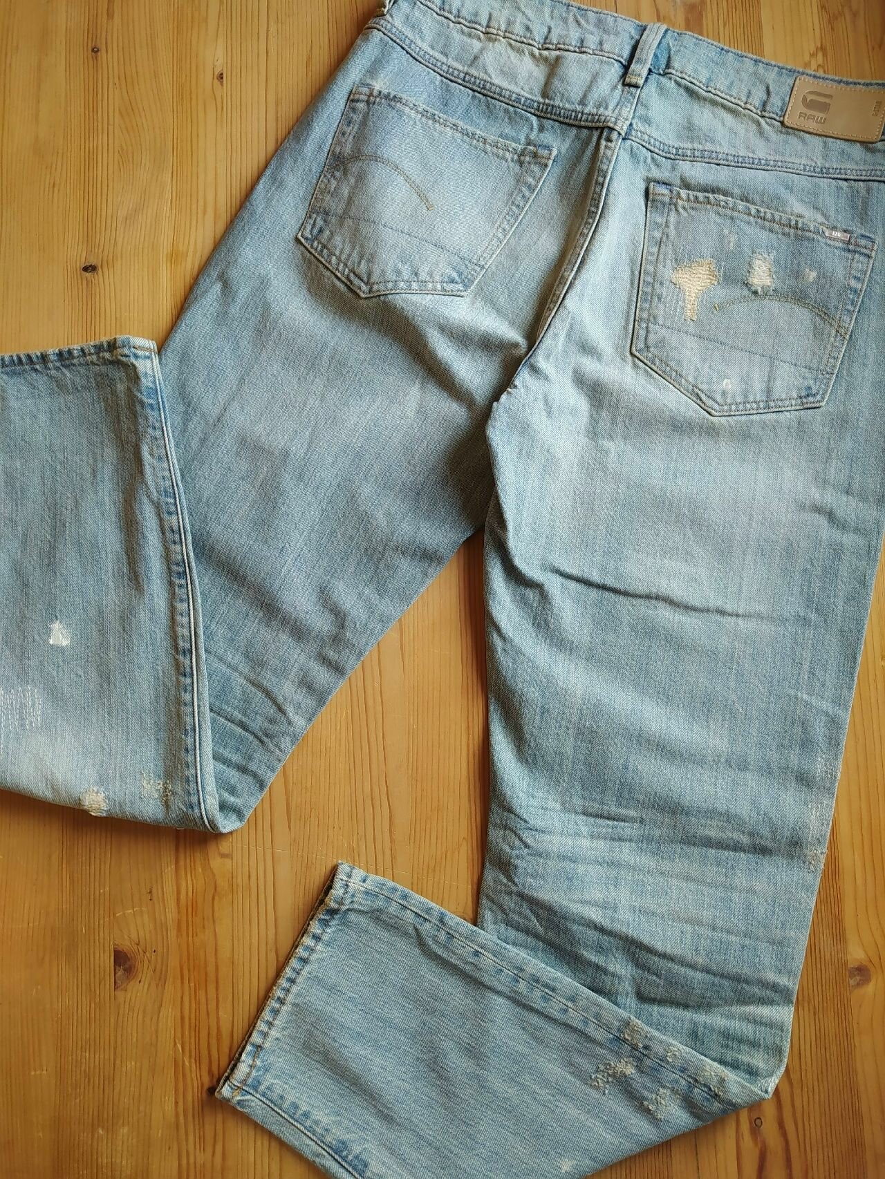 Джинсы G-Star RAW, размер W 26 L 32, серо-голубой — фото 1