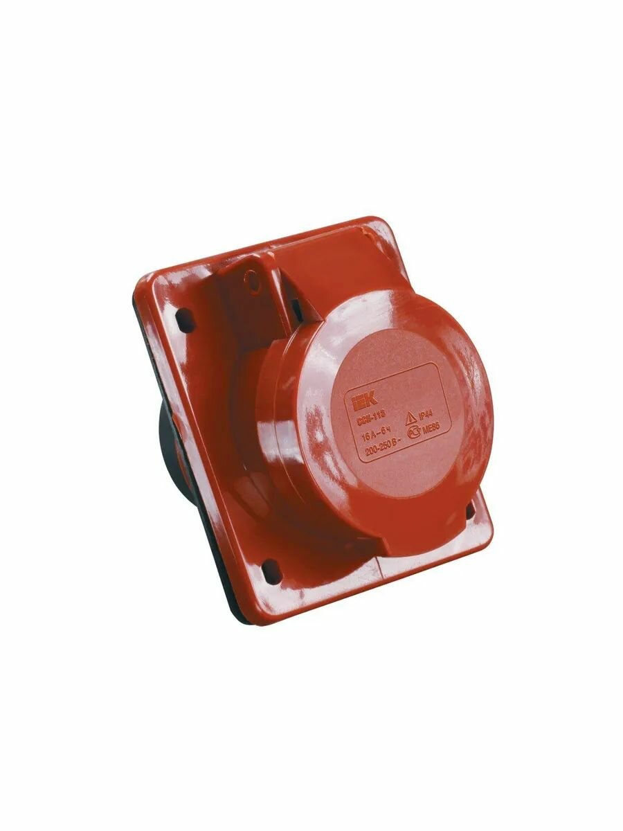 Розетка для скрытой проводки 3Р+Е 16А 380В IP44. PSR42-016-4 IEK