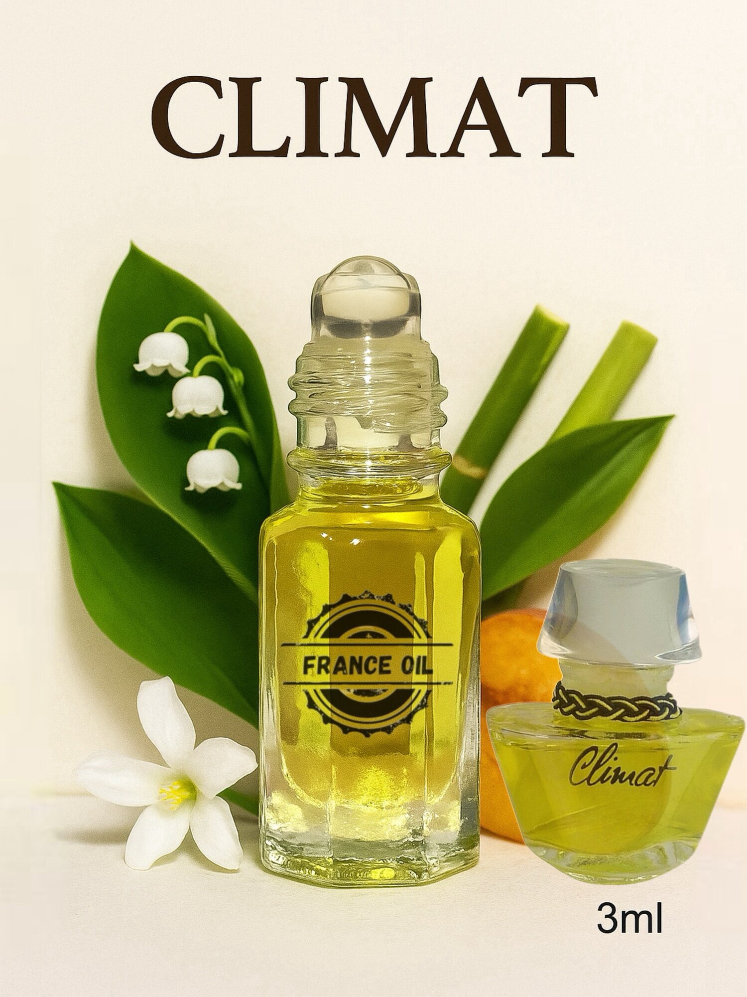 Духи масляные арабские Climat / Клима 3 мл женские