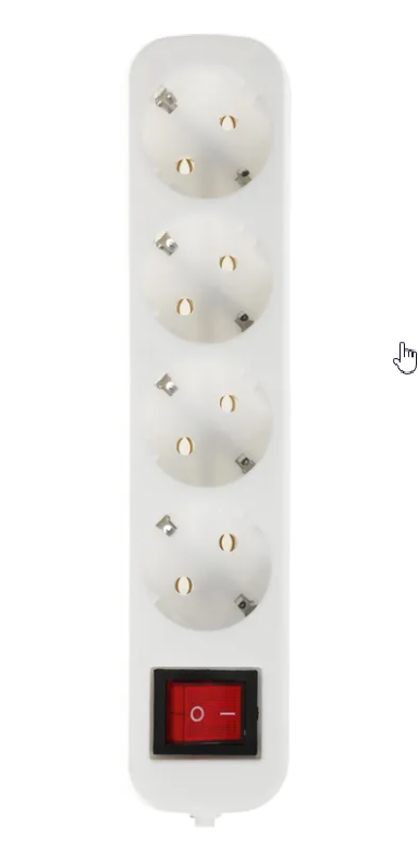 Удлинитель DEFENDER S450 5M 4OUTL, 99239