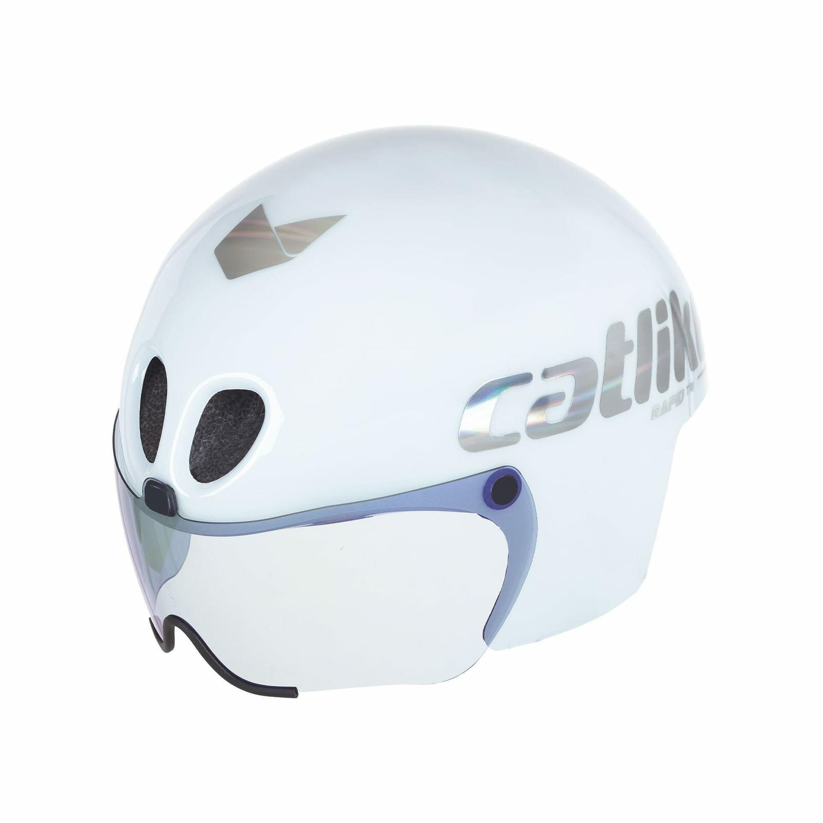 DECATHLON шлем защитный Catlike Rapid Tri, белый, L - 59-61 см