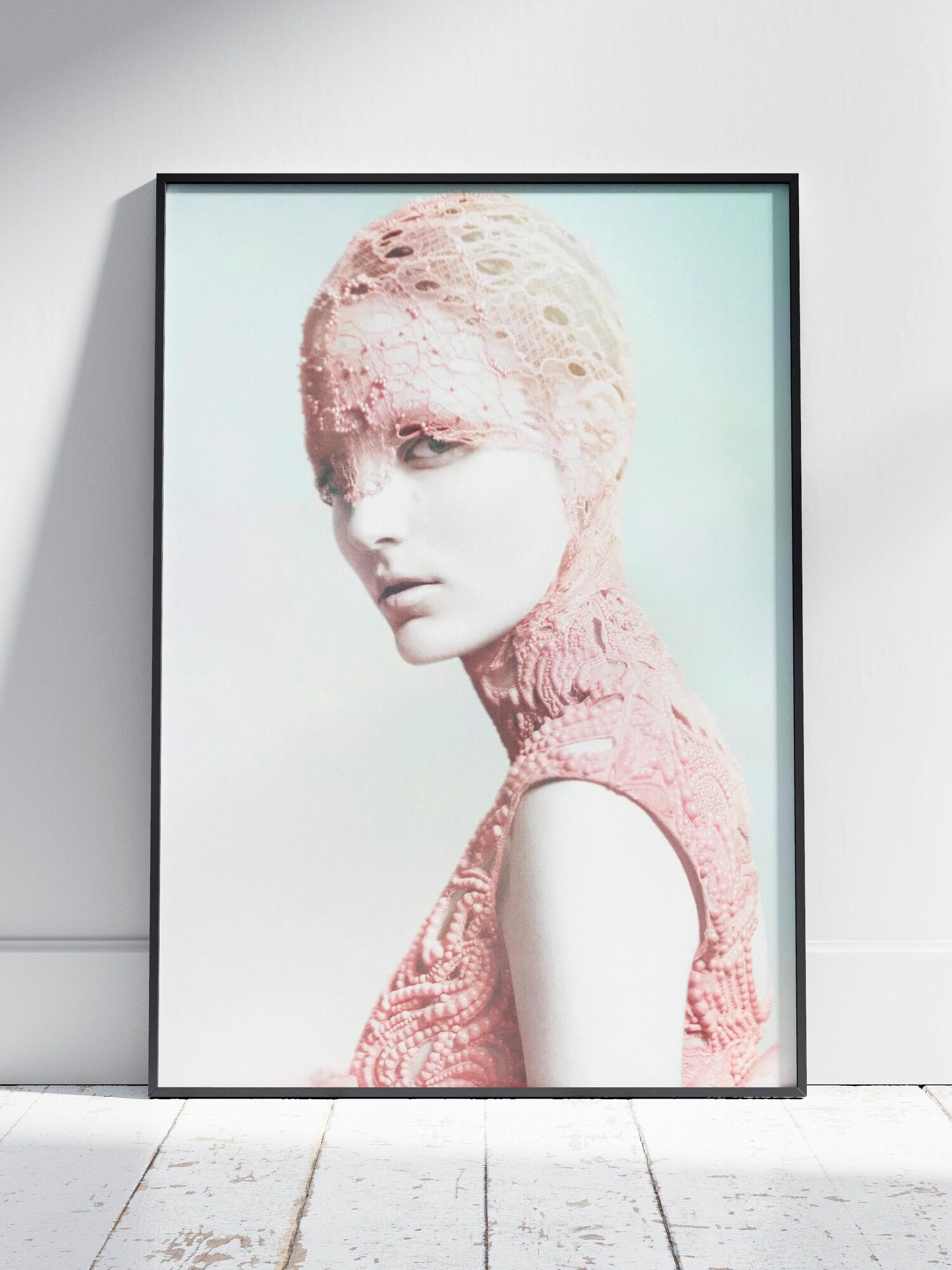 Плакат на стену для интерьера Александр Маккуин (Alexander McQueen 7) - Постер по модели, бренду и моде формата A4 (21x30 см)