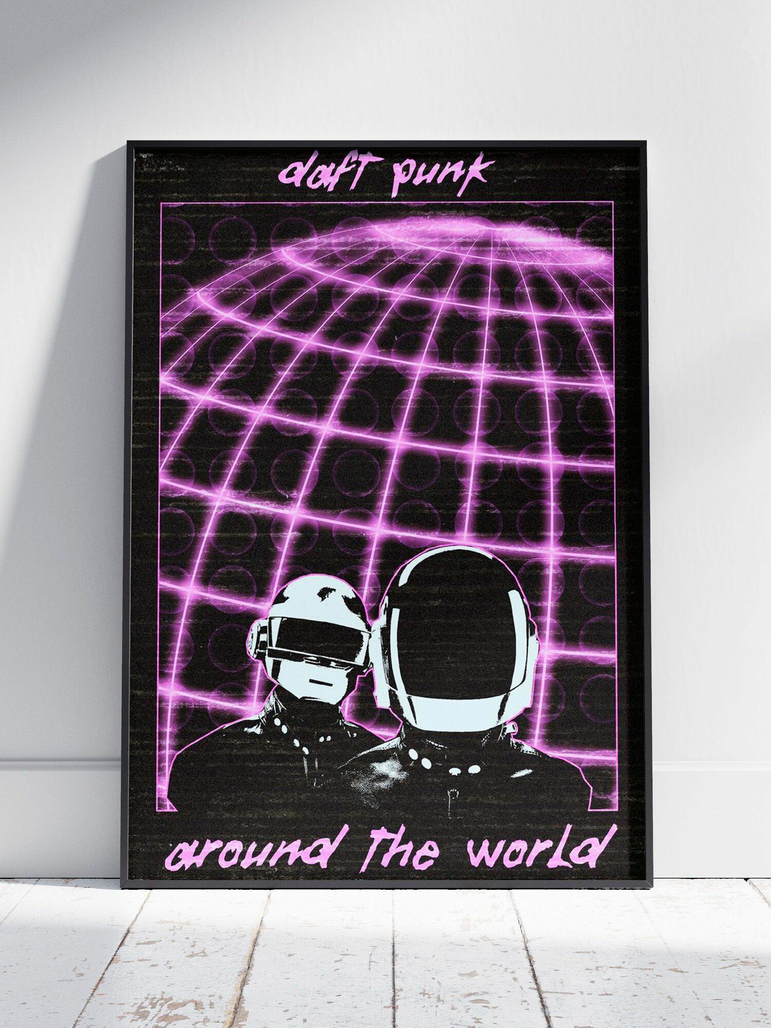 Плакат на стену для интерьера Дафт Панк (Daft Punk 52) - Постер по музыке и артисту формата A4 (21x30 см)