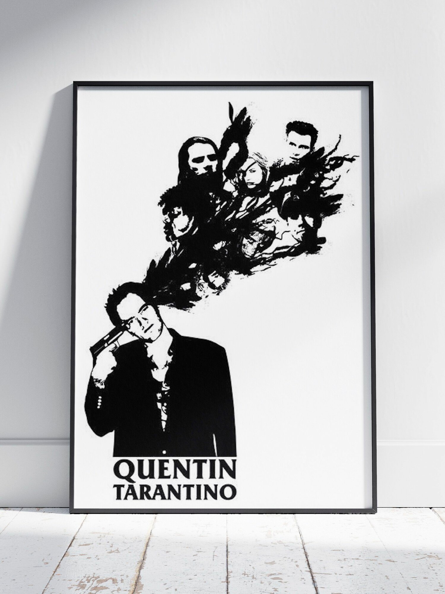 Плакат на стену для интерьера Квентин Тарантино (Quentin Tarantino 39) - Постер по актеру и режиссеру кино, фильма формата A4 (21x30 см)