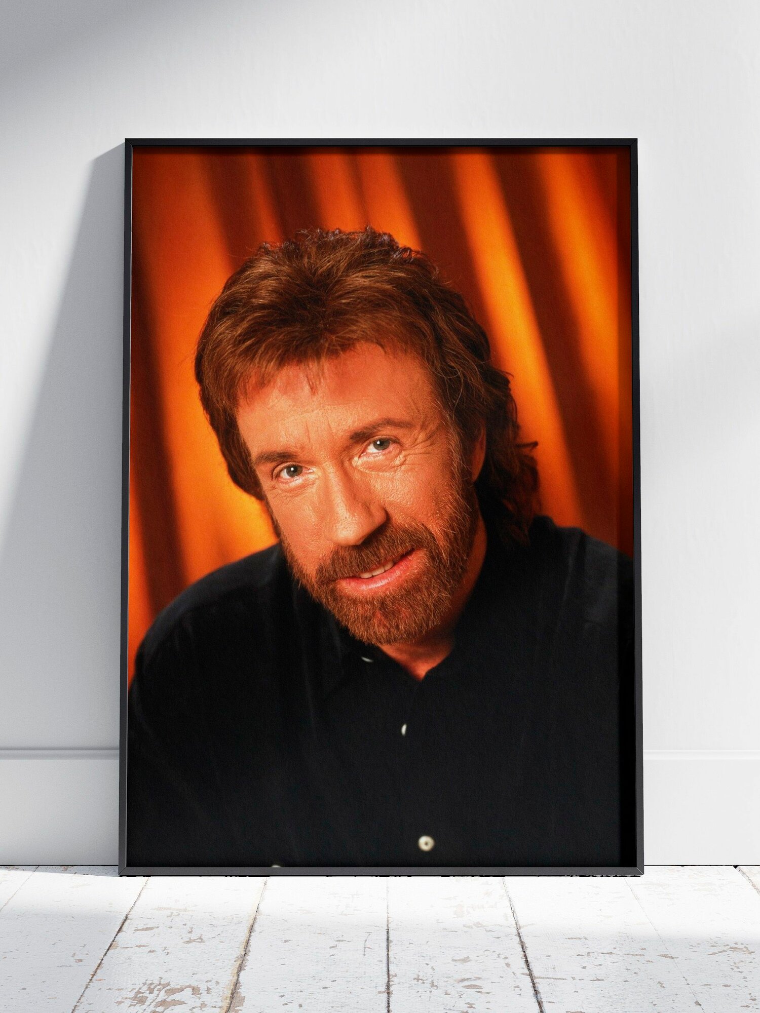 Плакат на стену для интерьера Чак Норрис (Chuck Norris 4) - Постер по актеру фильма, кино, сериала формата A4 (21x30 см)