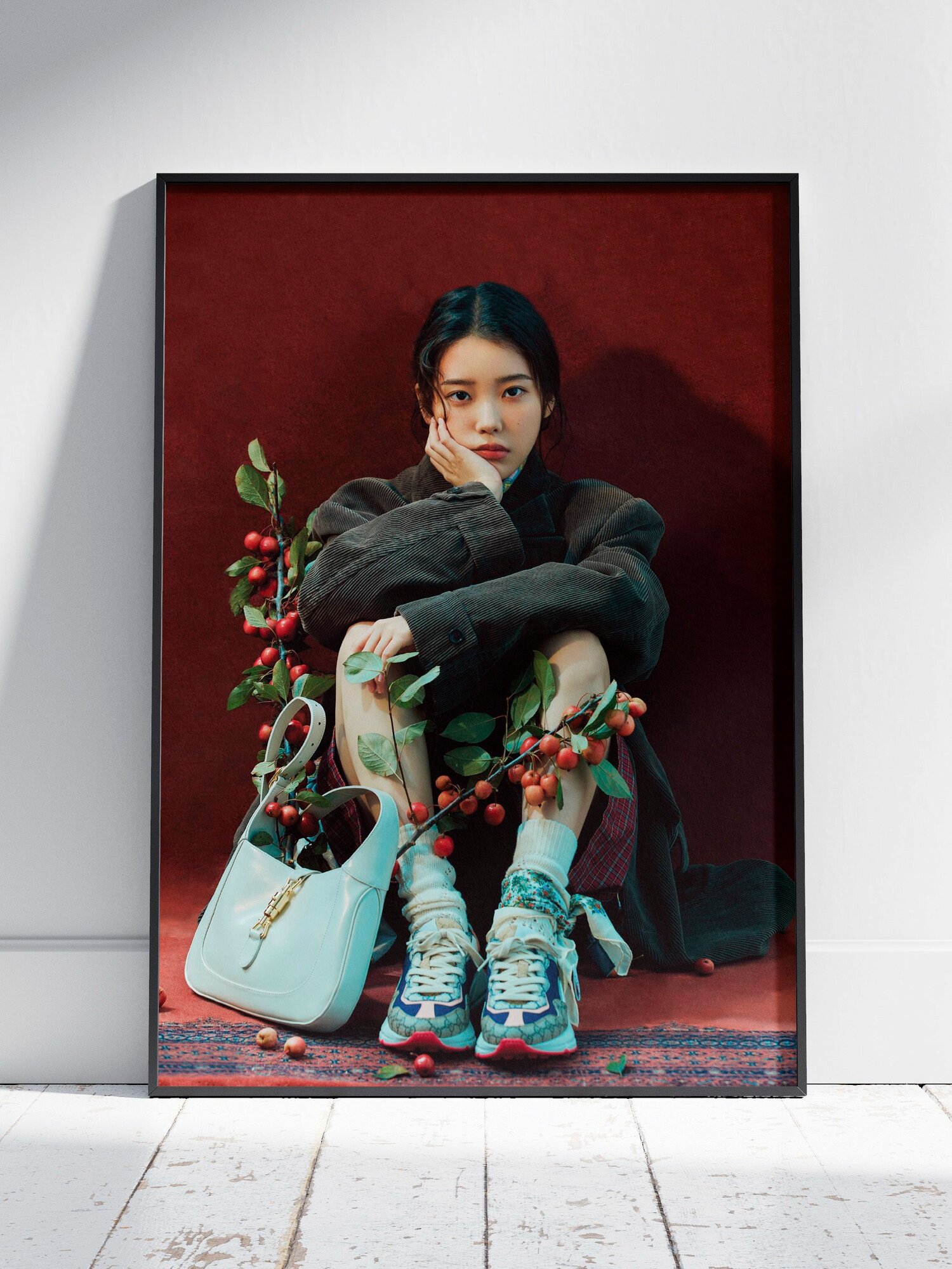 Плакат на стену для интерьера Корейский Стиль (Korean Fashion Style 14) - Постер по восточной эстетике формата A4 (21x30 см)