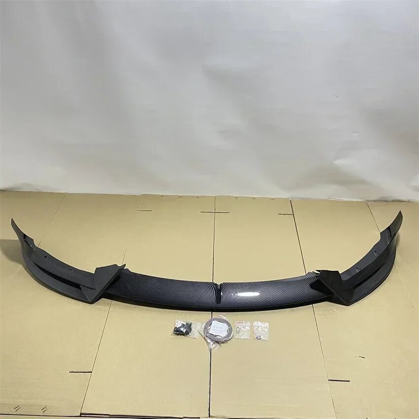Спойлер переднего бампера Tesla Model 3 2017-2022, Carbon Look