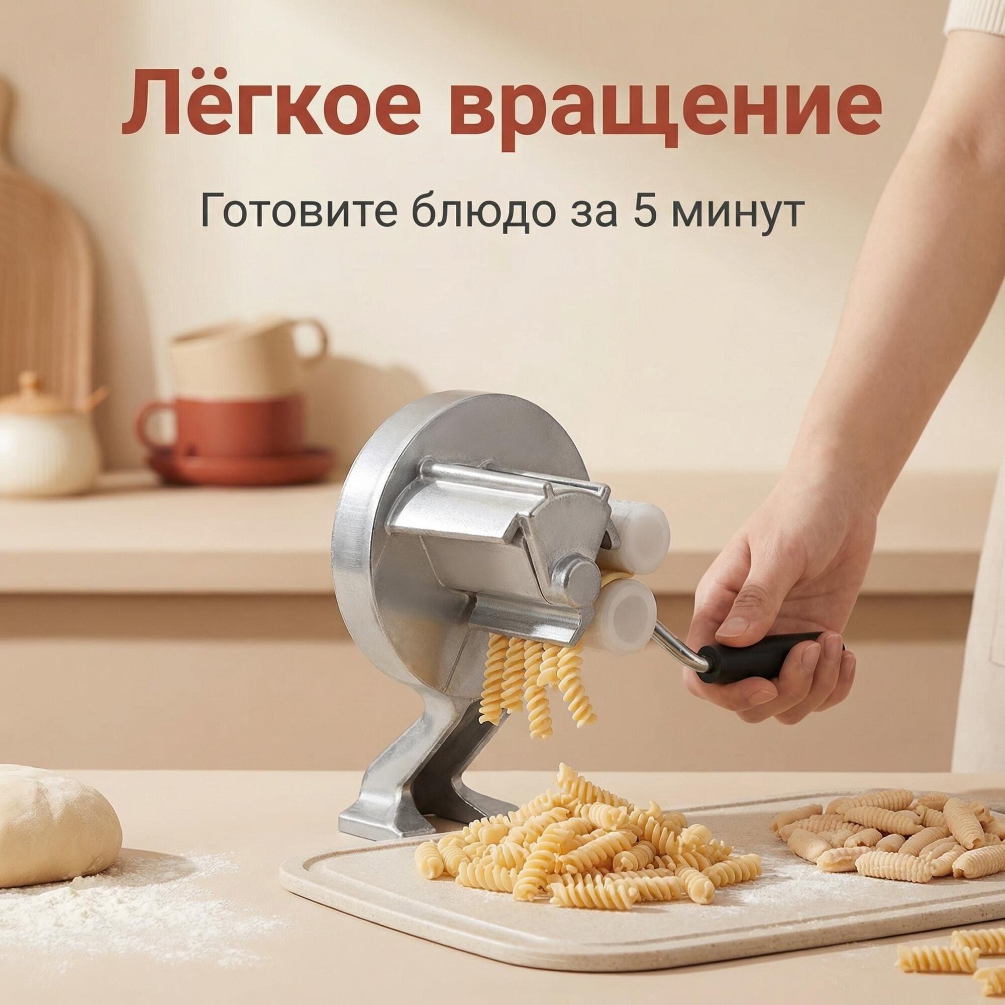 Машина для изготовления спагетти NoEnNameNull, алюминиевый сплав, 27x11 см, для кавателли