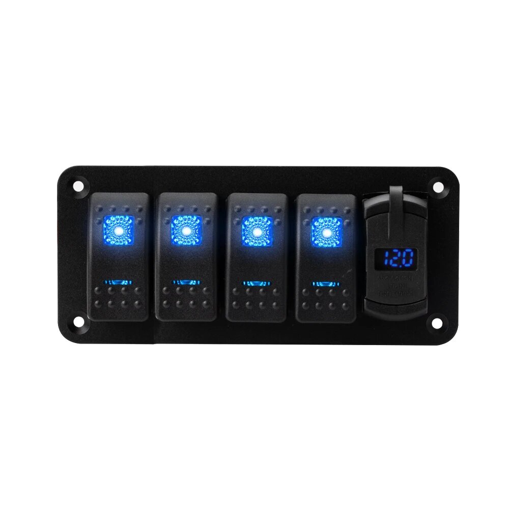 Панель выключателей Daiertek 5 Gang с USB