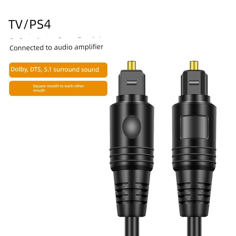 Оптический аудиокабель, цифровой выход SPDIF, усилитель звука для телевизора, звуковая карта, динамик, оптический