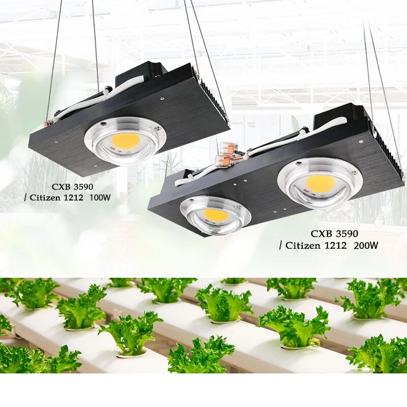 Светодиодная фитолампа YXO YUXINOU CXB3590 100W, 3500K, ЕС