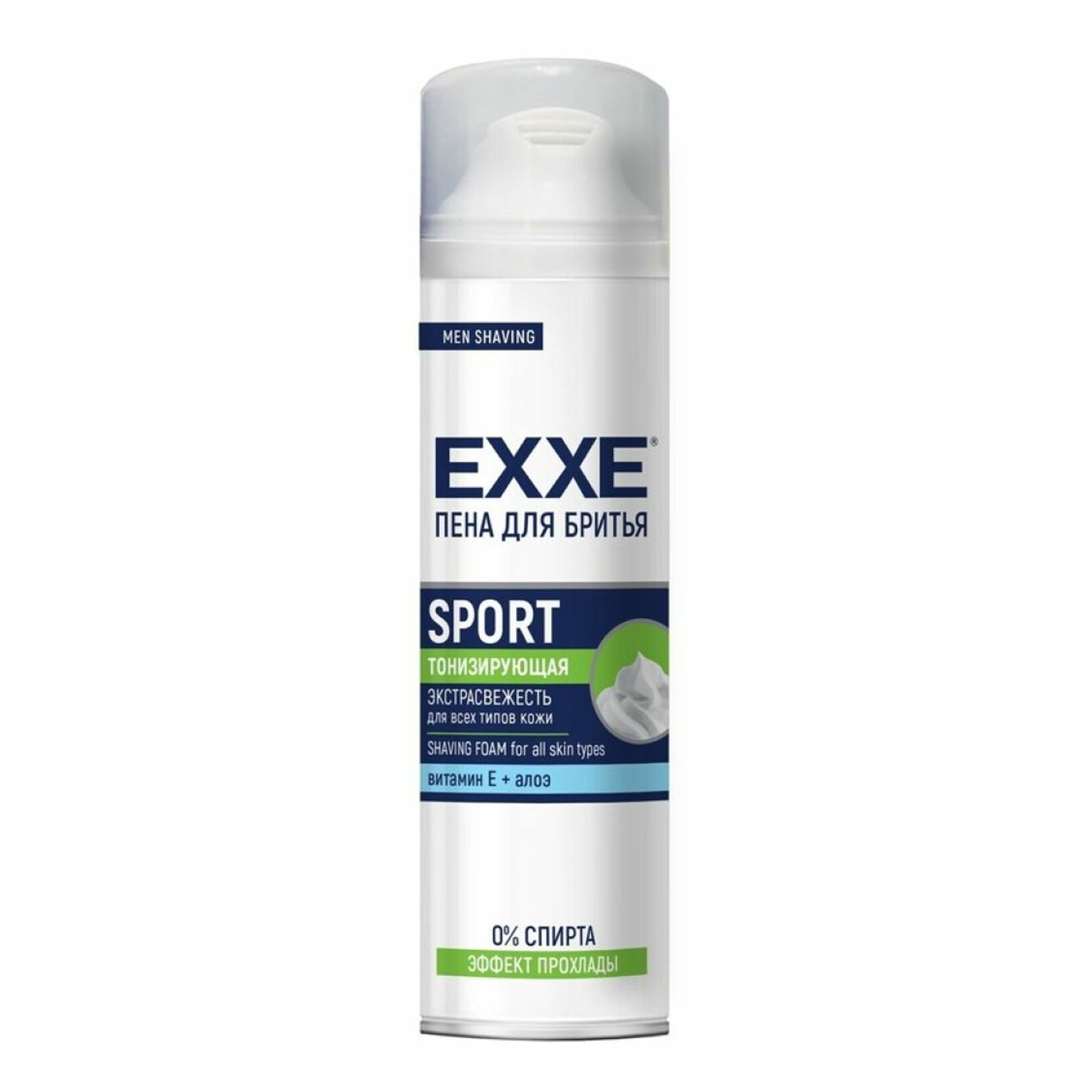 Пена для бритья Exxe Sport Energy тонизирующая мужская 200