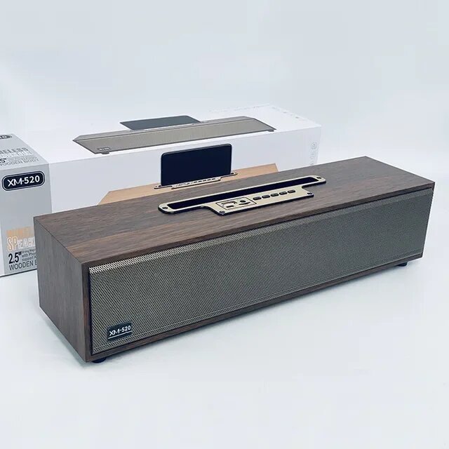 Bluetooth-динамик MouZYuan XM520, Dark wood color