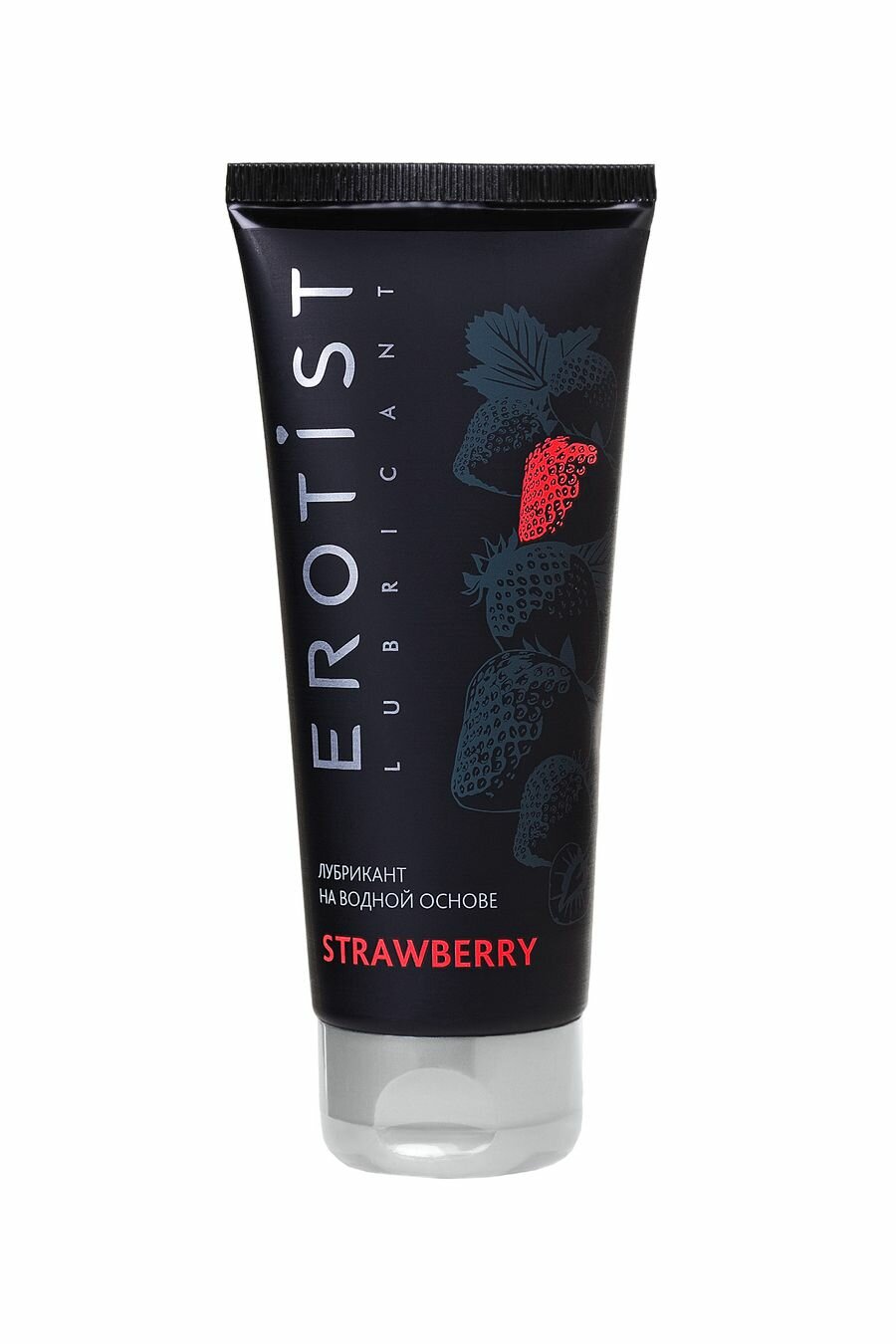 Лубрикант Erotist на водной основе Strawberry, с ароматом клубники, 100 мл.