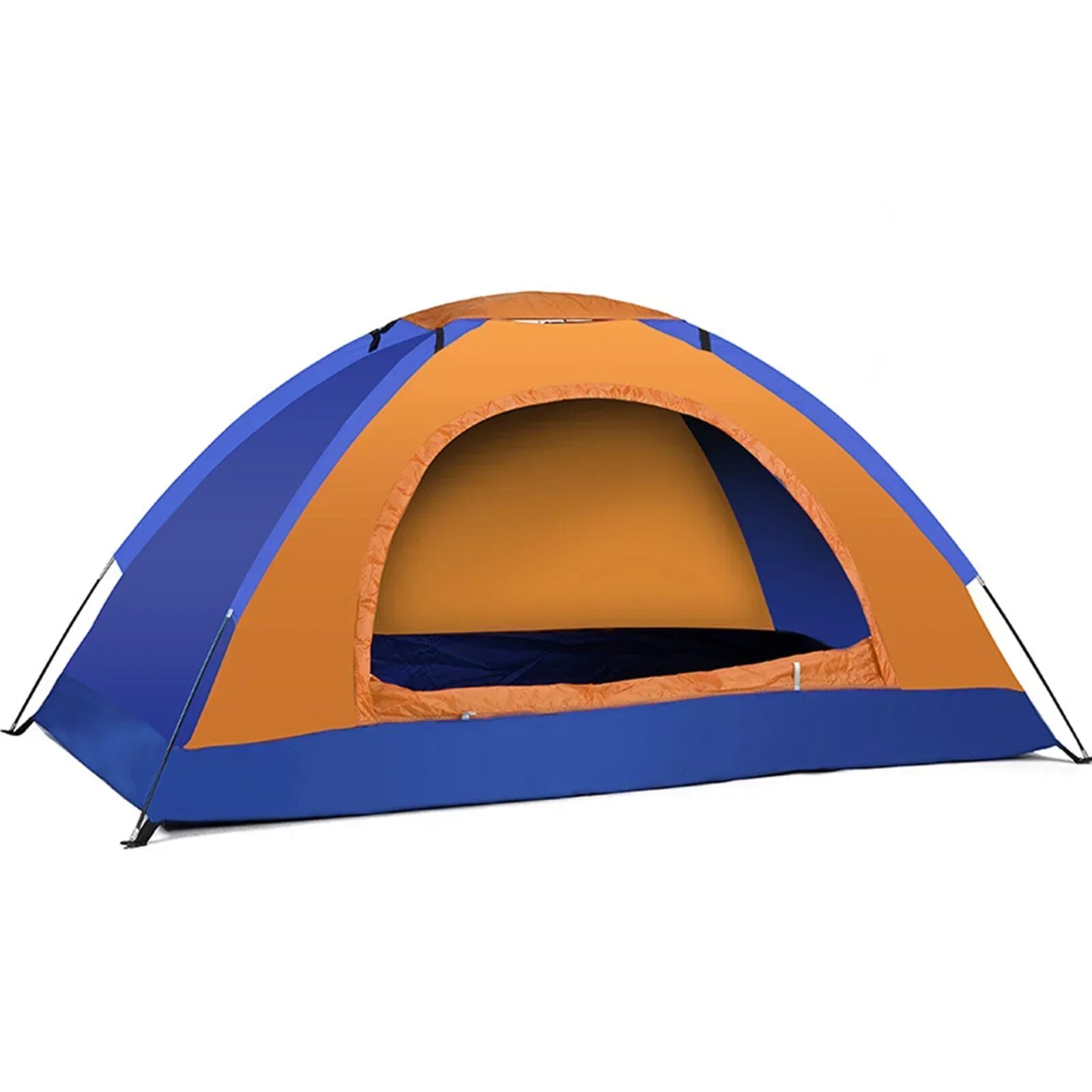 1 комплект ультralight Camping Tent With Shelters для походов, туристических походов, легкий туристический портативный складной туристический палатка-Оранжевый на 2 человека