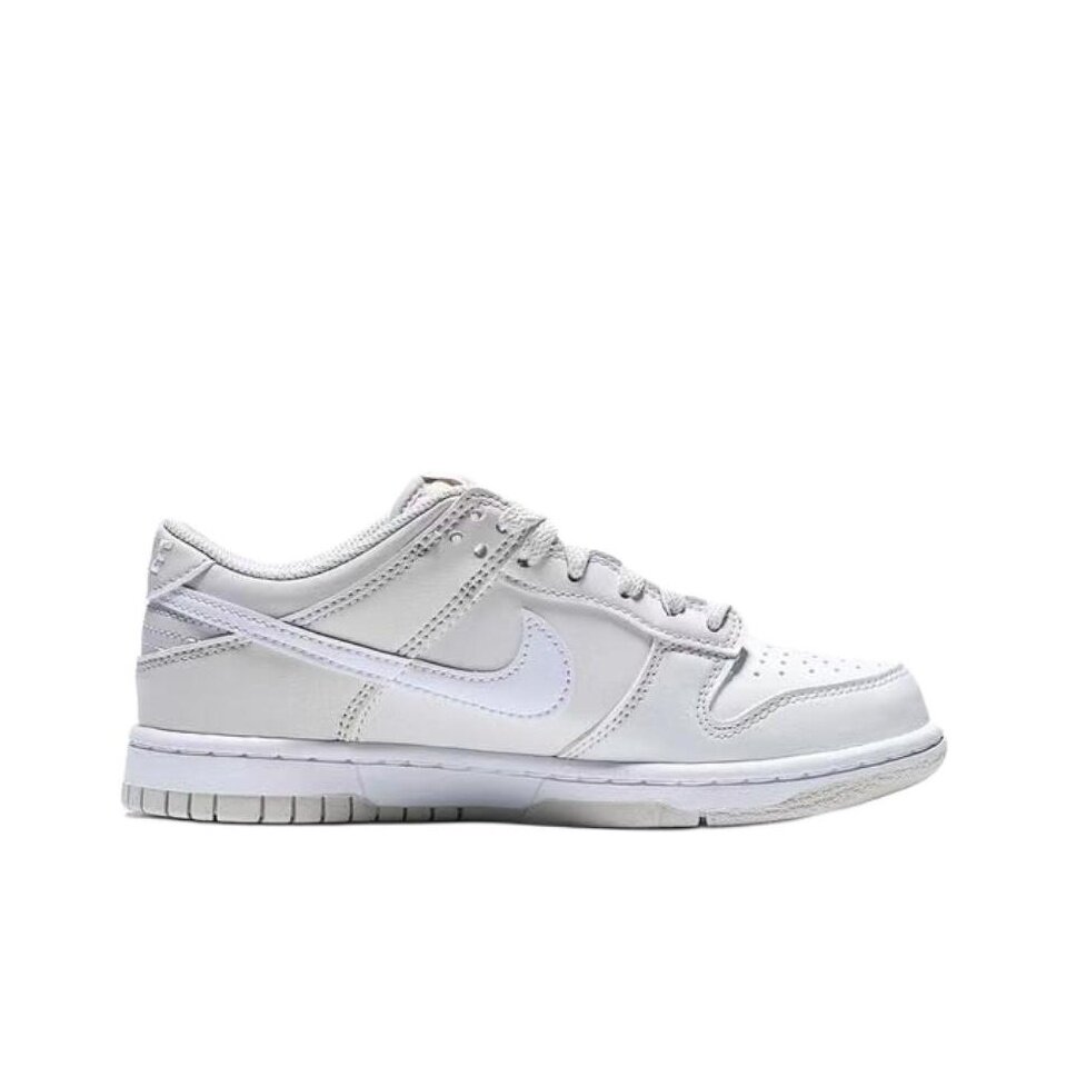 Кеды NIKE Dunk, размер EU 37,5, белый/серый — фото 1