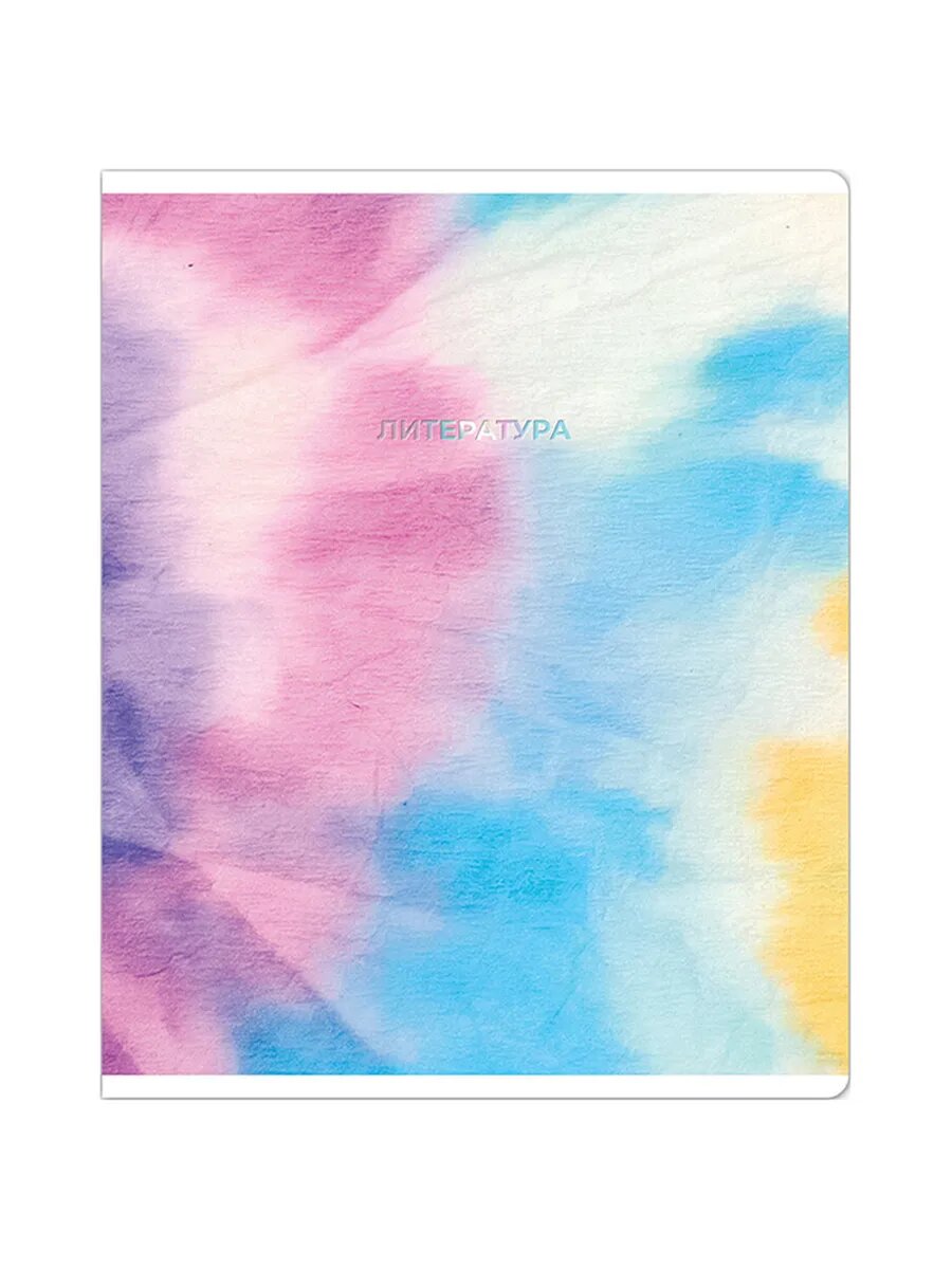 Тетрадь предметная 48л, Литература, софт-тач, Candy color