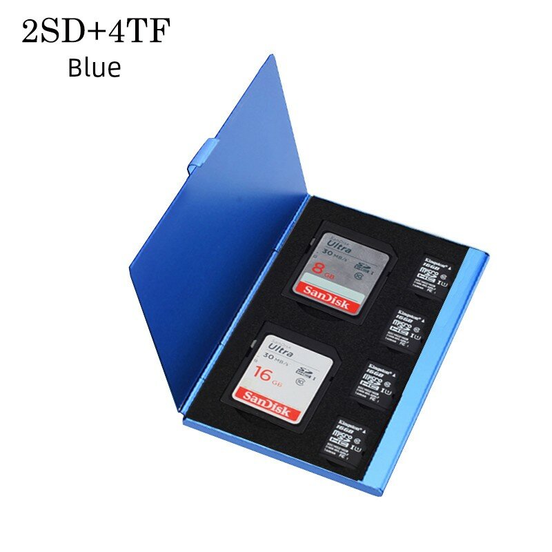 Кейс для карт памяти CF SDHC TF Micro SD с отсеком для SIM-карты, защитный чехол для мобильных устройств кремовый