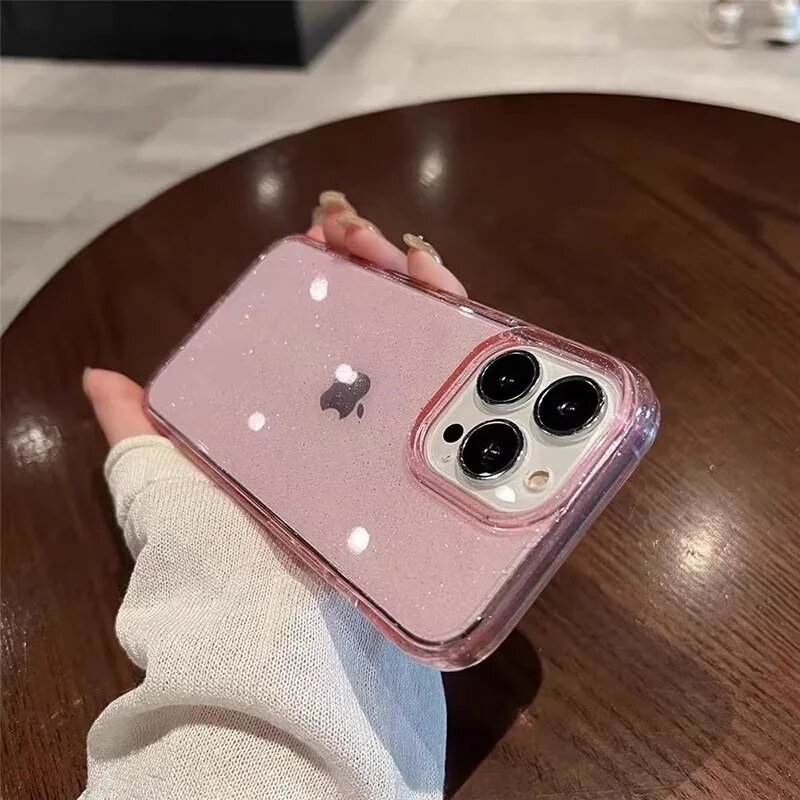 Блестящий чехол Clear для iPhone 16 Pro Max — фото 1