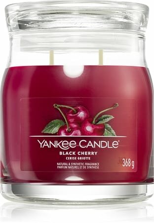Свеча Yankee Candle Black Cherry Signature, унисекс, 368 г