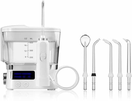 Ирригатор TrueLife AquaFloss F300, белый, 6 насадок