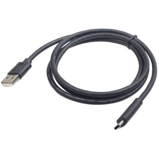 Кабель Cablexpert USB2.0 Россия CCP-USB2-AMCM-1.8M-RU-B, AM/Type-C, 3A, 36Вт, QC3.0, медь, двойной э