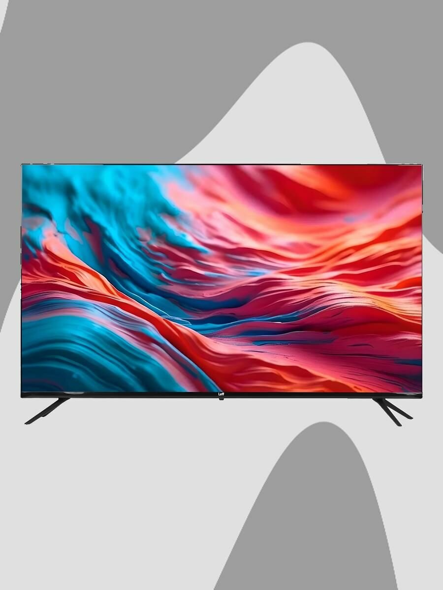 49.5" (126 см) Телевизор Leff 50U680T, 4K UltraHD, 3840x2160, Smart TV, Direct LED, черный