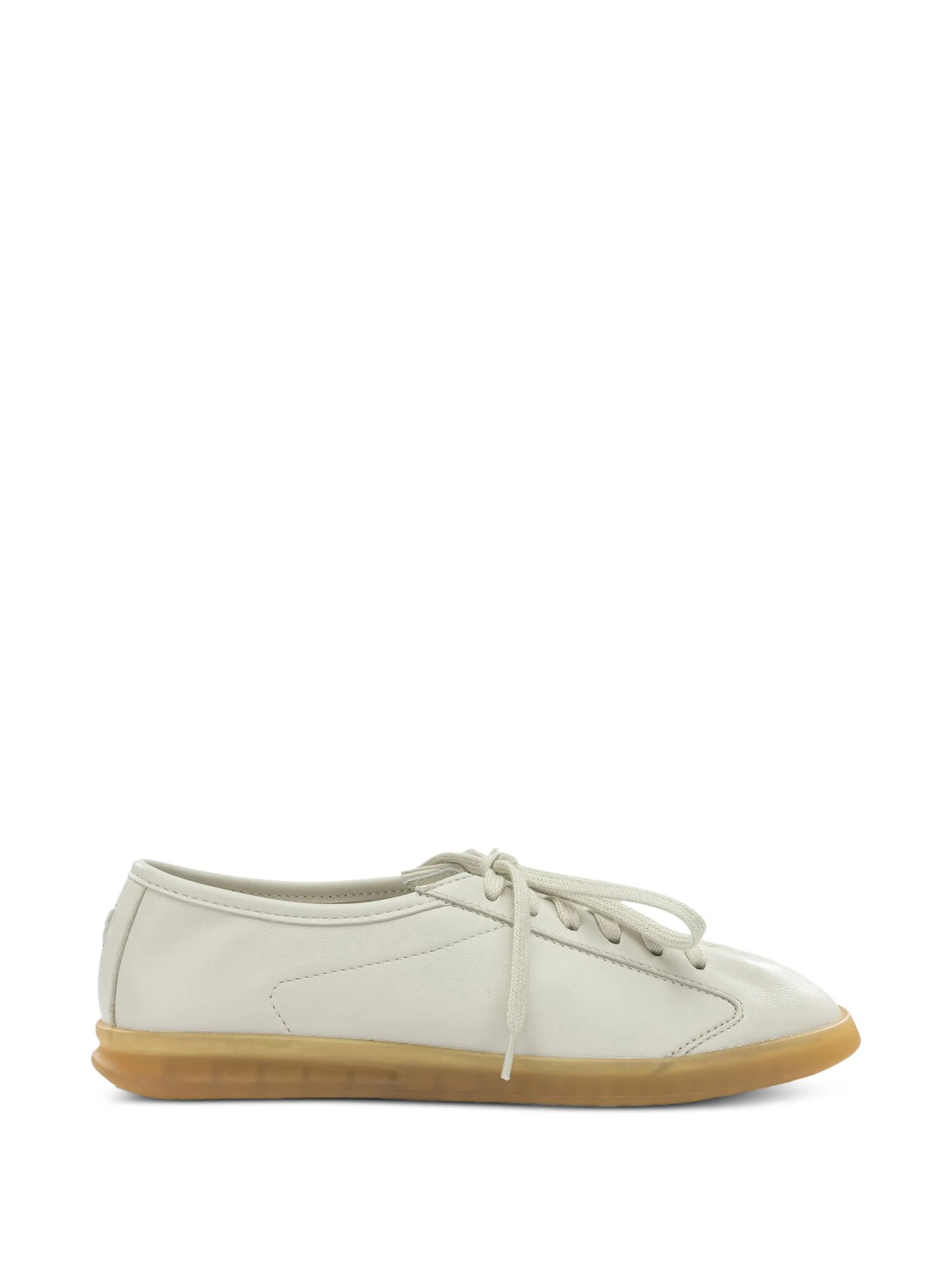 Кроссовки Lace-up leather sneakers
