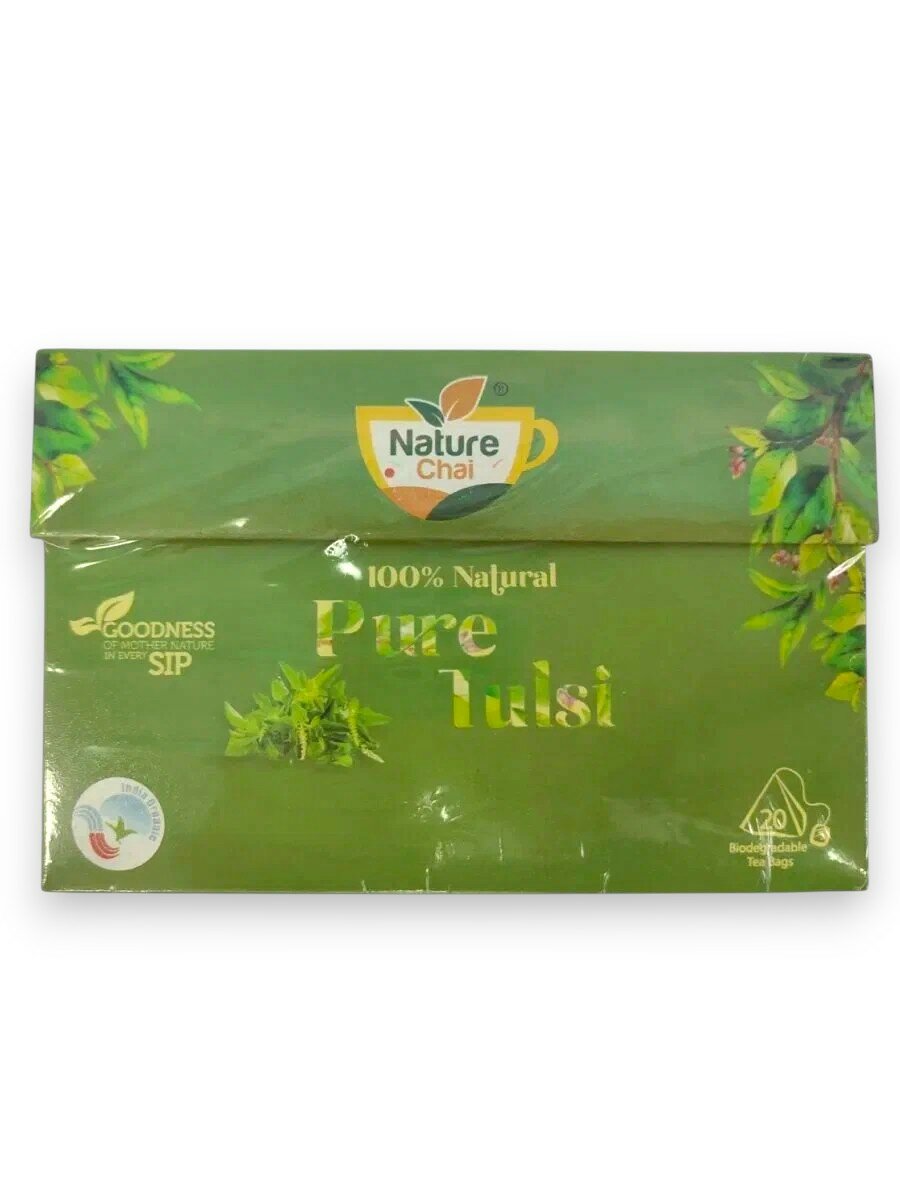 Pure TULSI Tea, Panchakarma Herbs (Чай пакетированный Чистый тулси - базилик), уп. 20 пакетиков по 1,8 г.
