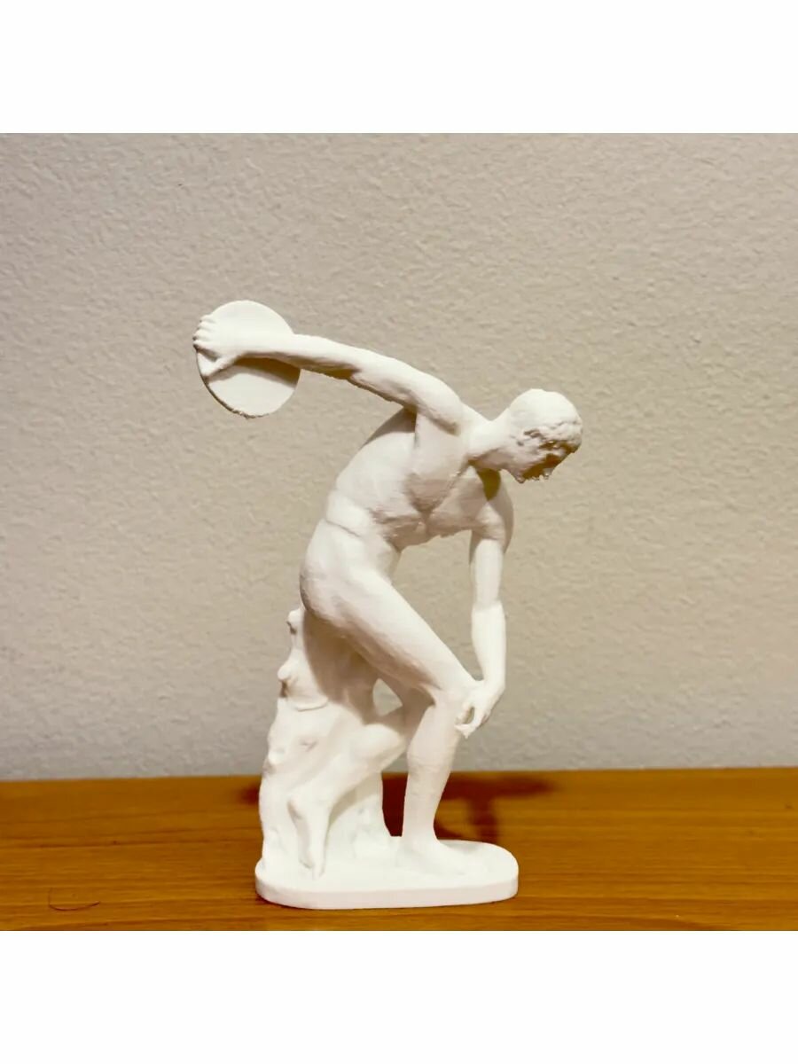 Греческая статуэтка "Дискобол" 3D печать из пластика