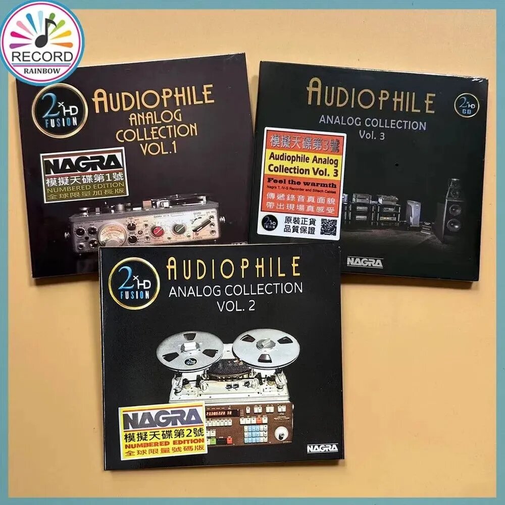Audiophile Analog Collection, Vol. 1,2,3 NAGRA Three Albums Set 3CD Совершенно новый Запечатанный Альбом