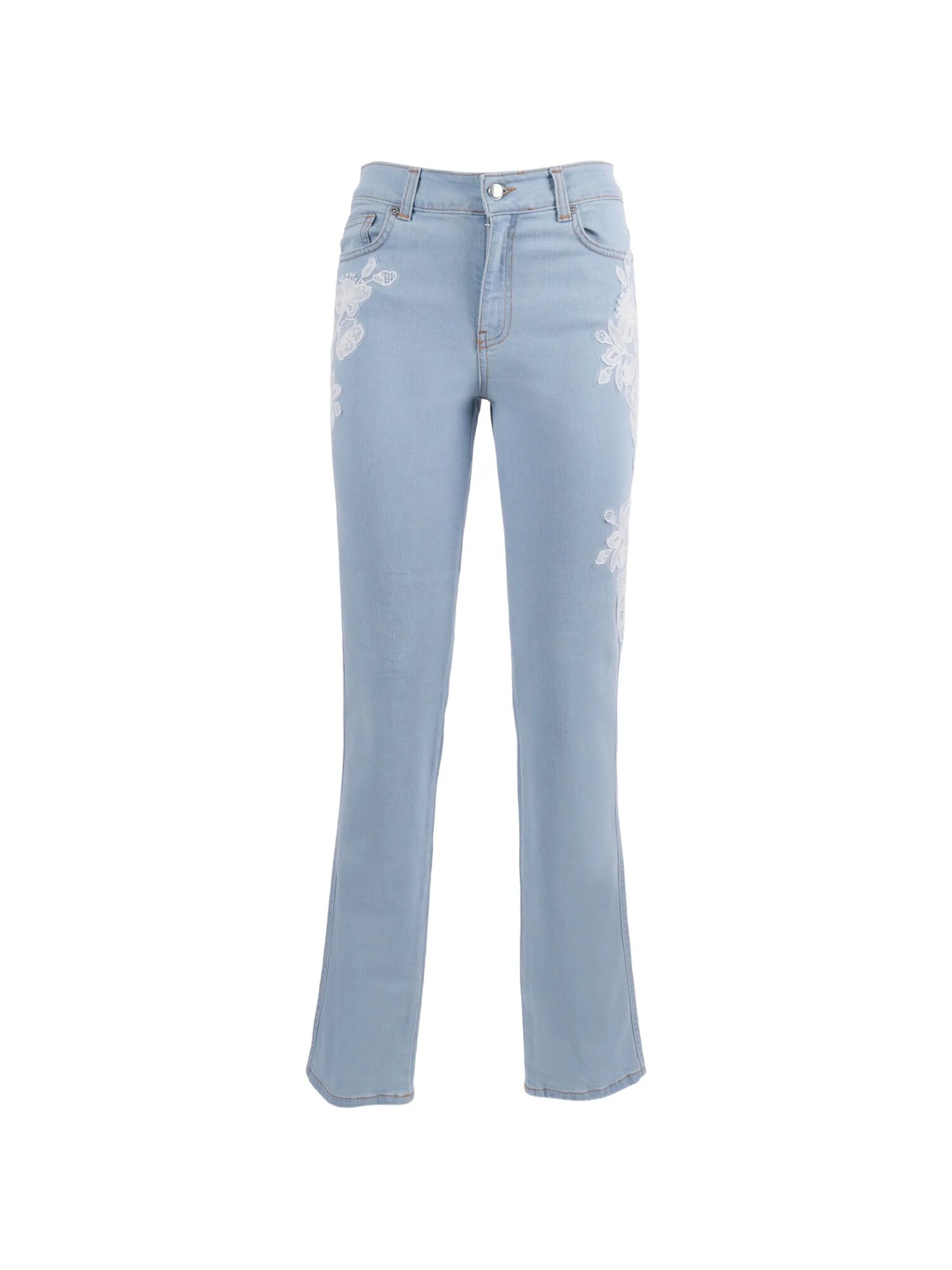 Джинсы Lace-patch jeans 