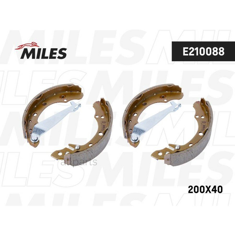 MILES E210088 Колодки торм. бар. AUDI A2/VW G2/G3/PASSAT/POLO/SKODA FABIA 86-08