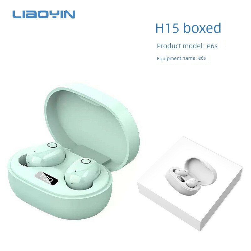 Женские беспроводные Bluetooth-наушники с активным шумоподавлением, стереозвуком и 30-часовым временем работы - Зеленый
