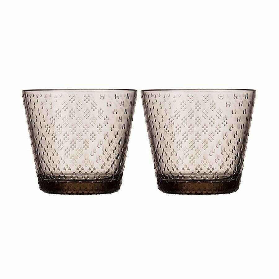 Набор стаканов Iittala "Tundra" 290 мл, стекло, бежевый, 2 шт.