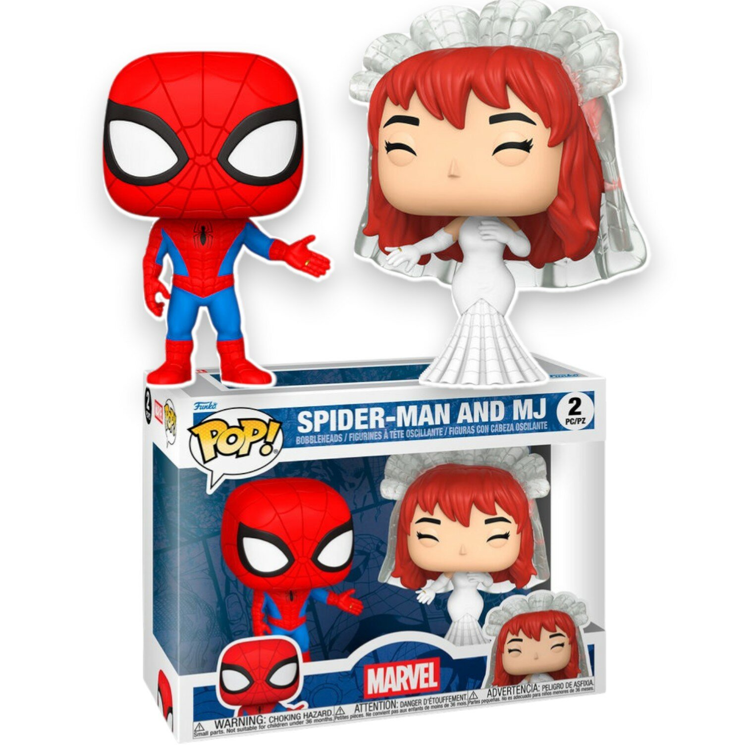 Фигурки Человек-Паук и Мэри Джейн венчаются от Funko POP! (Фигурка Фанко Поп)