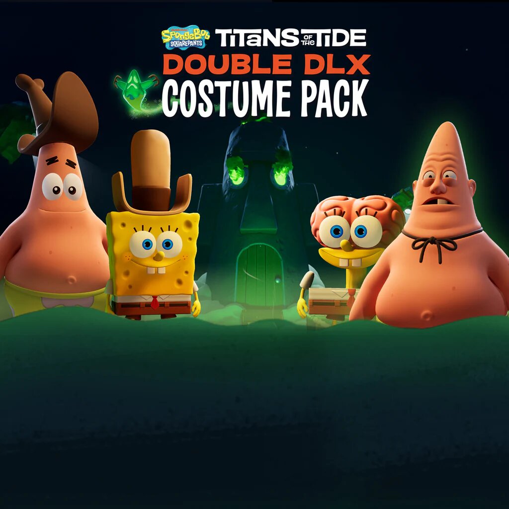 Дополнение SpongeBob SquarePants: Titans of the Tide - Double Deluxe Costume Pack DLC, цифровое издание PlayStation 5, регион Турция / код пополнения баланса