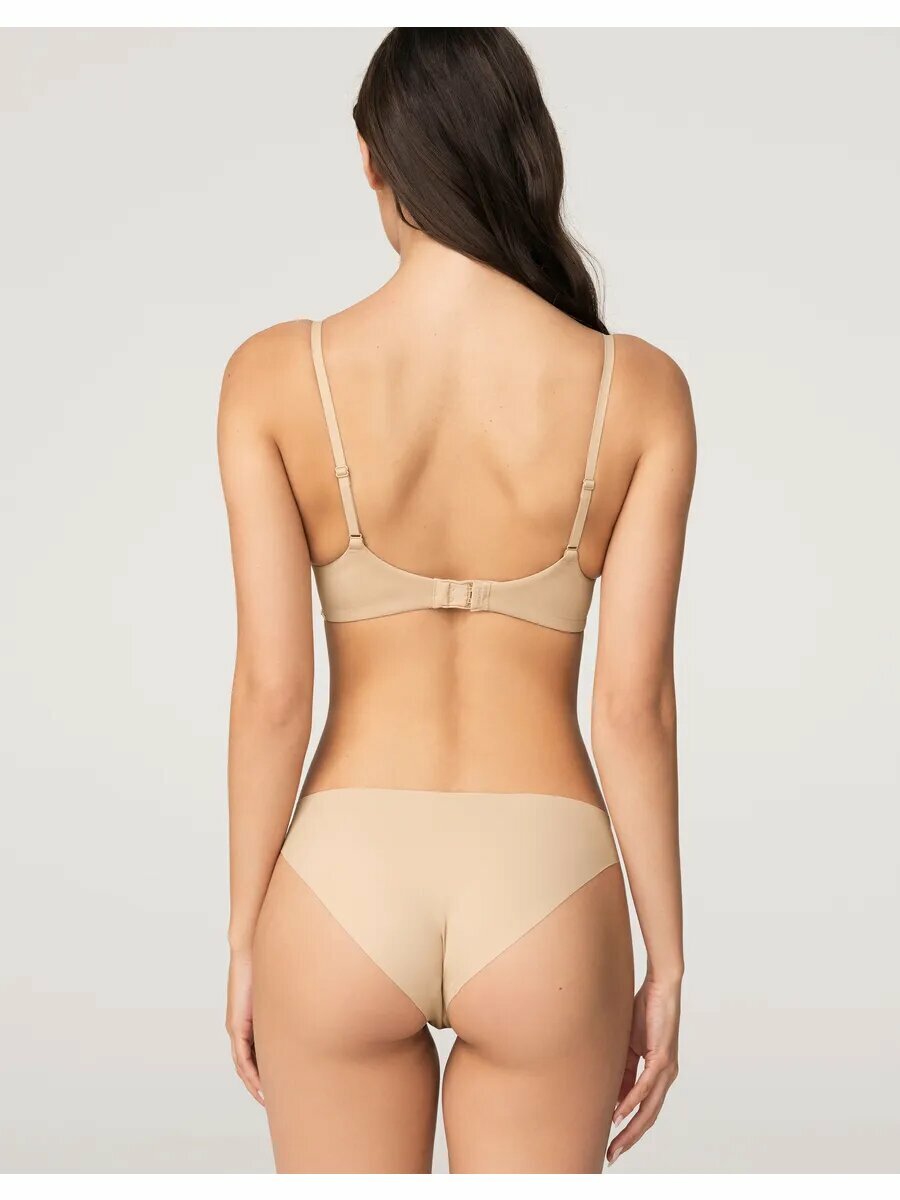 Трусы Incanto Skin seamless слипы бесшовные средней посадки, размер 4, бежевый — фото 1