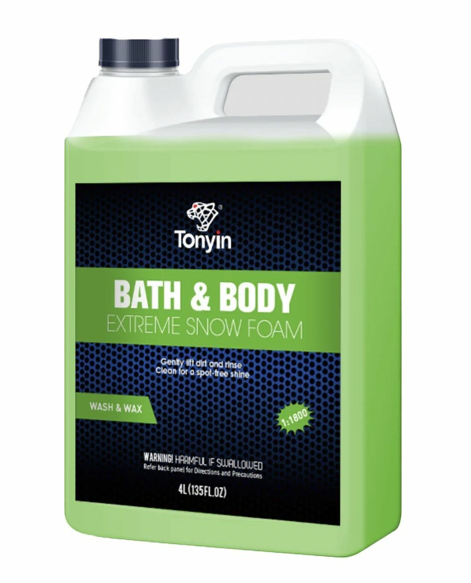 TM04A Высококонцентрированный шампунь BATH & BODY EXTREME SNOW FOAM TONYIN, 4 л.