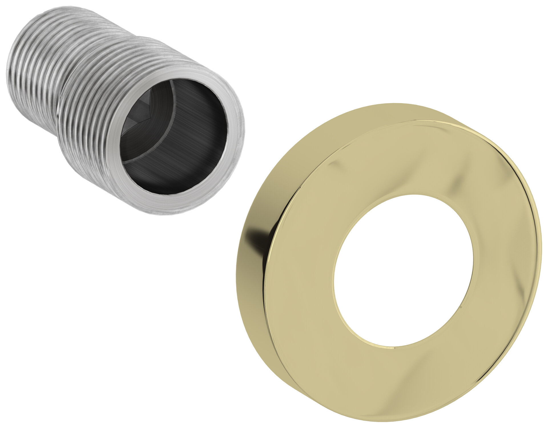 Отражатель Сунержа TUBE d 50 с эксцентриком (G 1/2" НР х G 3/4" НР) Шампань