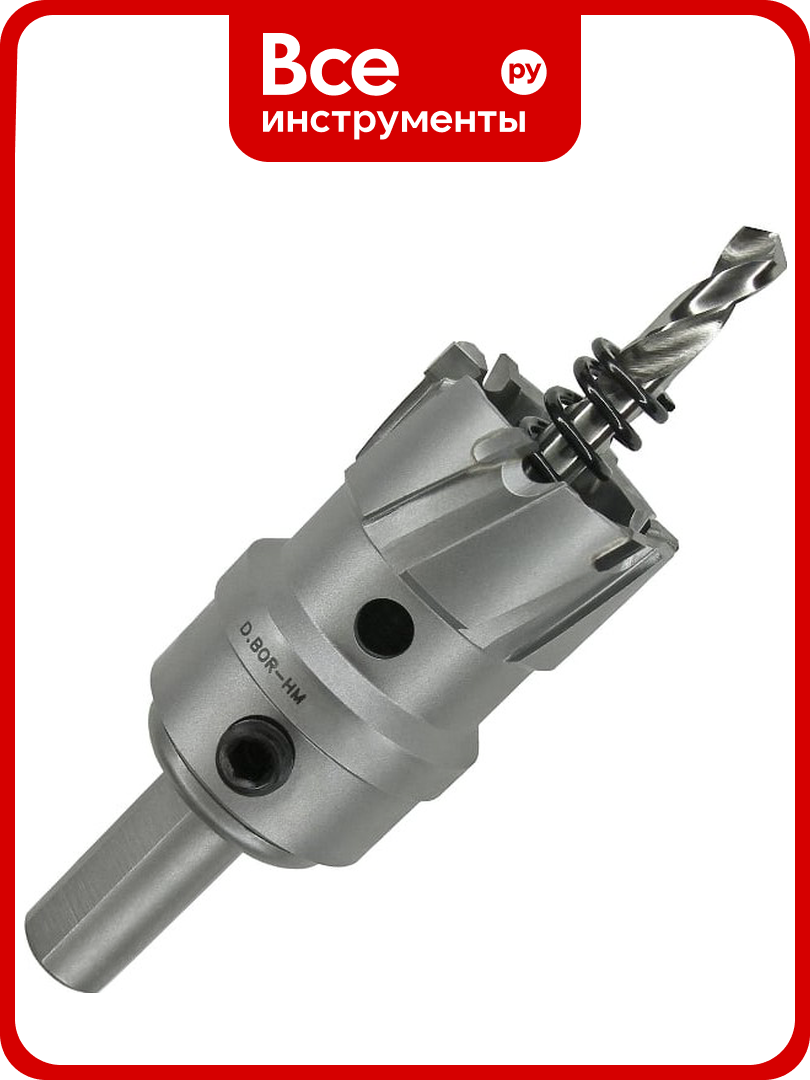 Коронка по металлу HM (51х28 мм; хвостовик 13 мм; комплект) D.BOR HS-HM-28-051-T