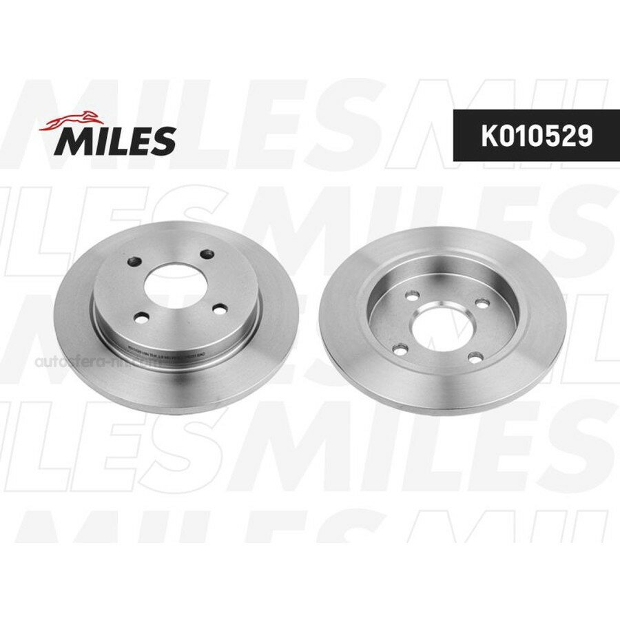 MILES K010529 Диск тормозной FORD FOCUS 98-04/SCORPIO 93-98/SIERRA 82-93 задний