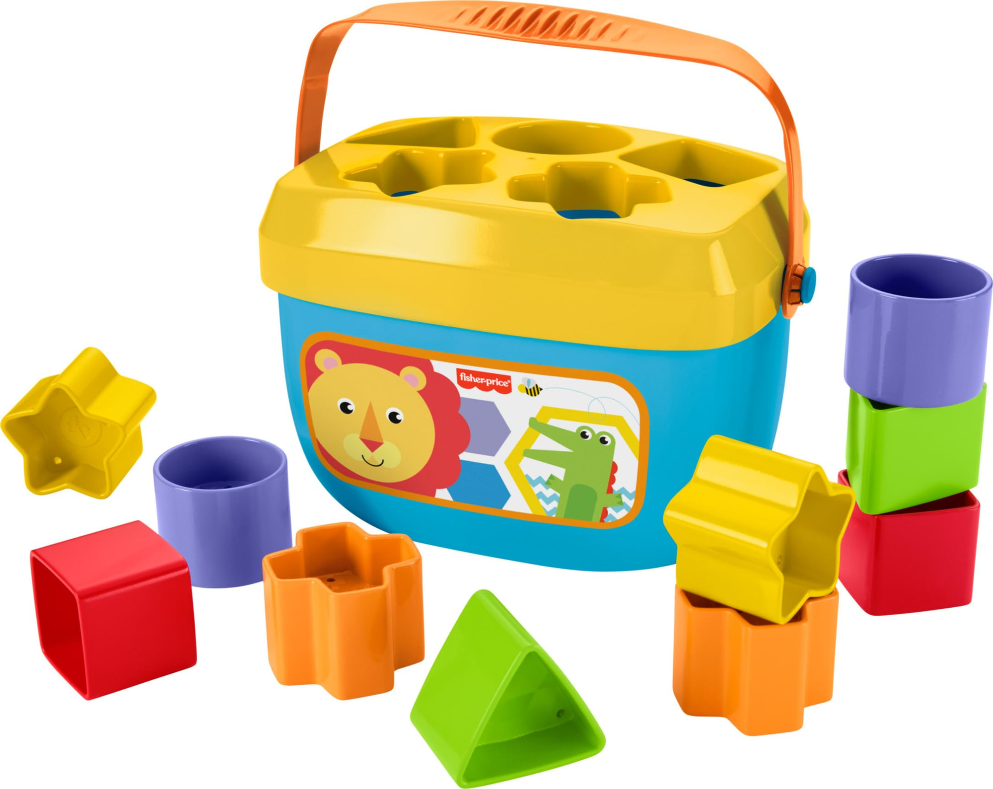 Сортер Fisher-Price Первые кубики малыша FFC84, 10 дет, разноцветный