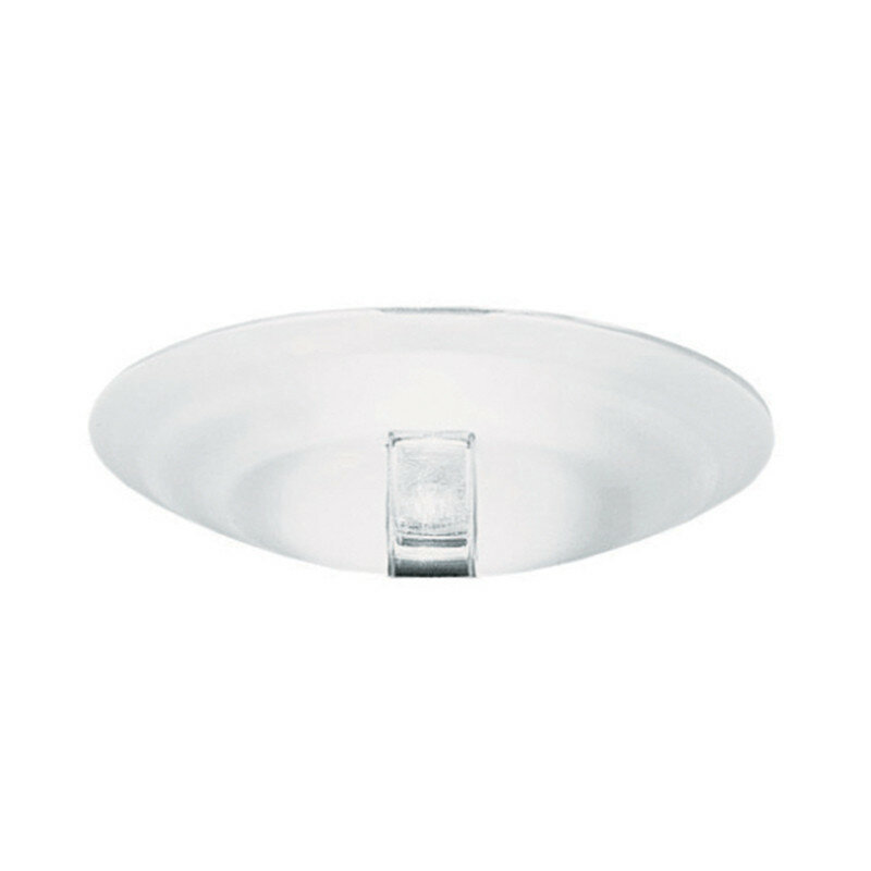 Fabbian Светильник встроенный Jnat 1х50W 40° GU10, ᴓ12.5cm, H?2.4cm, H? 10.5cm, IP44, белое стекло
