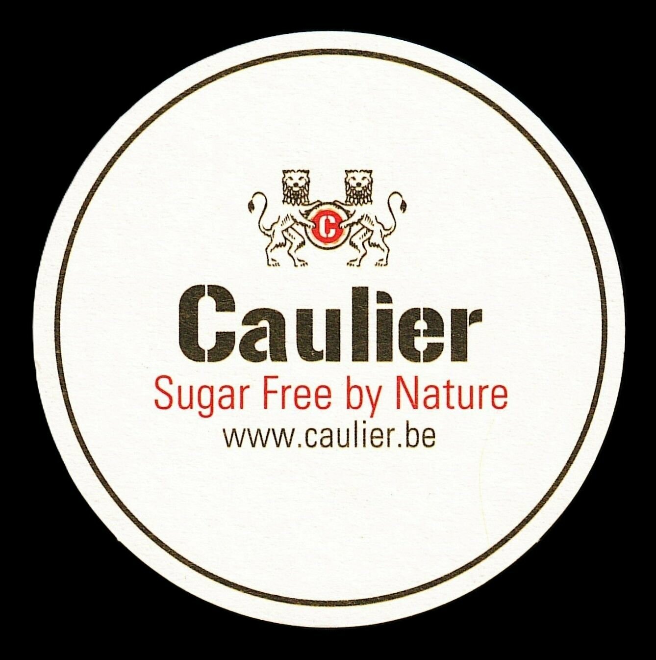 Бирдекель (костер) Caulier 28 Бельгия (подставка под пивной бокал)