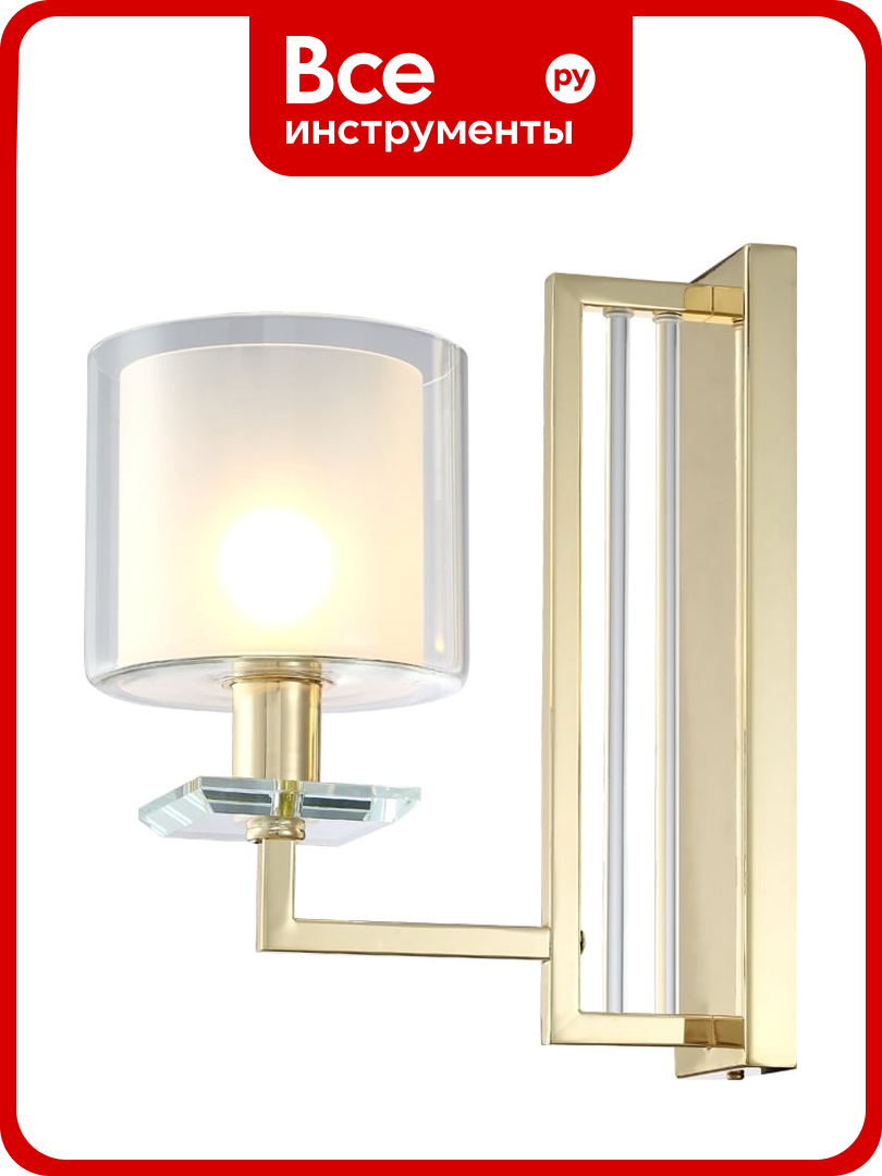 Бра Crystal lux Nicolas AP1 Gold/White