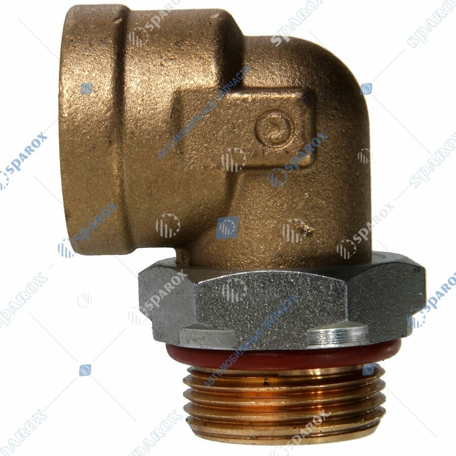 Фитинг тормозной угловой D2022 М22х1.5-М22х1.5TC-FVMQ (CAMOZZI) дв. ЯМЗ-236, 238 8.9453 (короткий)