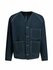 Куртка Beams Plus  Contrast-stitch collarless jacket, размер 52, blue